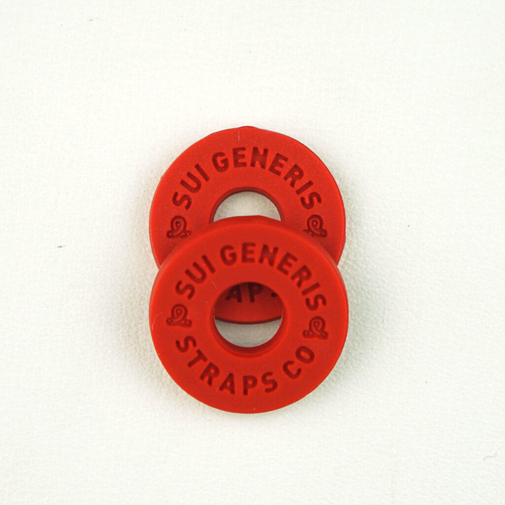 Red Rubber Lock – Sui Generis Straps
